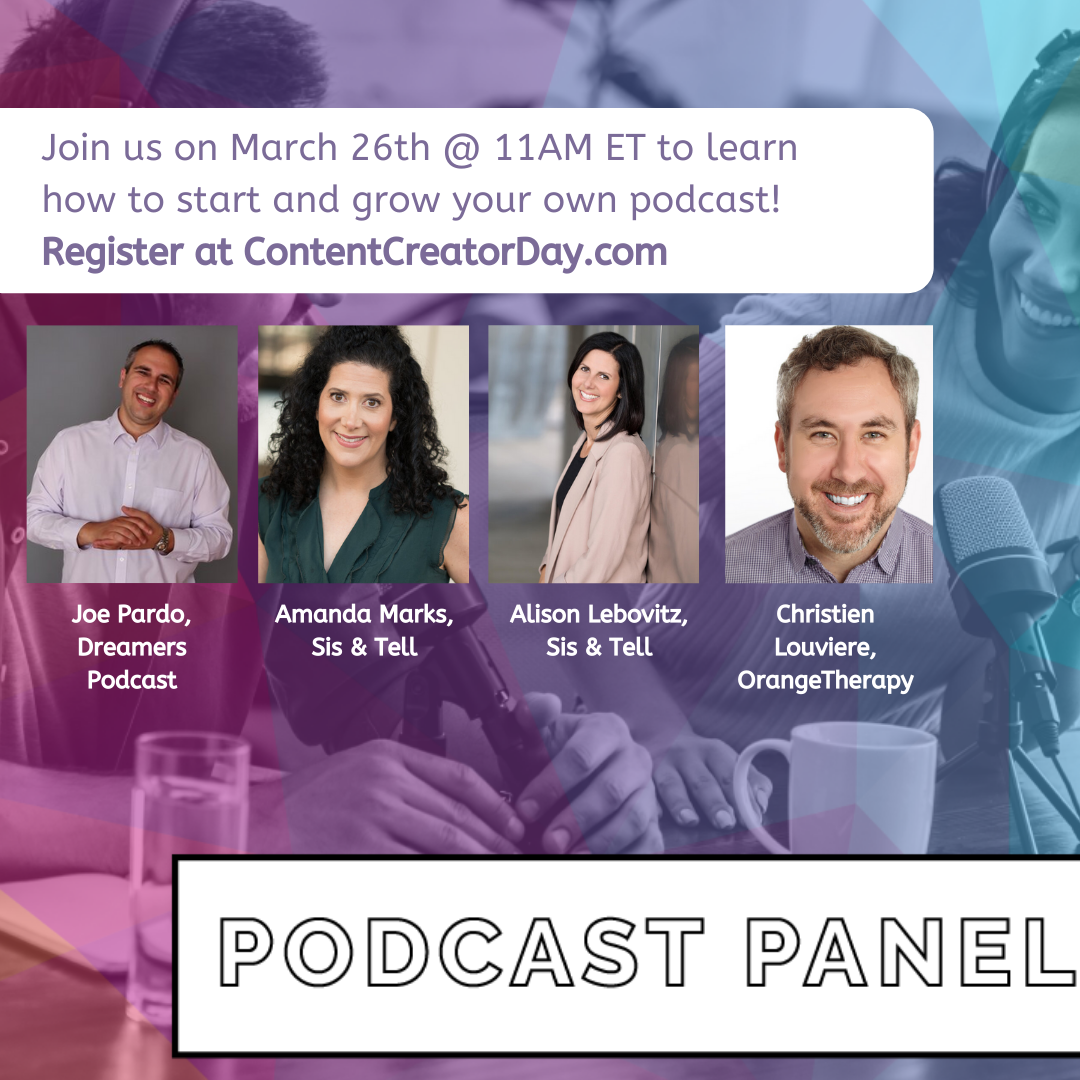 Content Creation Day 2020 Panel: Turning Your Passions Into Your Own ...