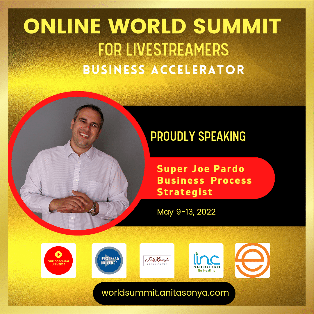 Business Accelerator, Online World Summit For Livestreamers with Joe ...